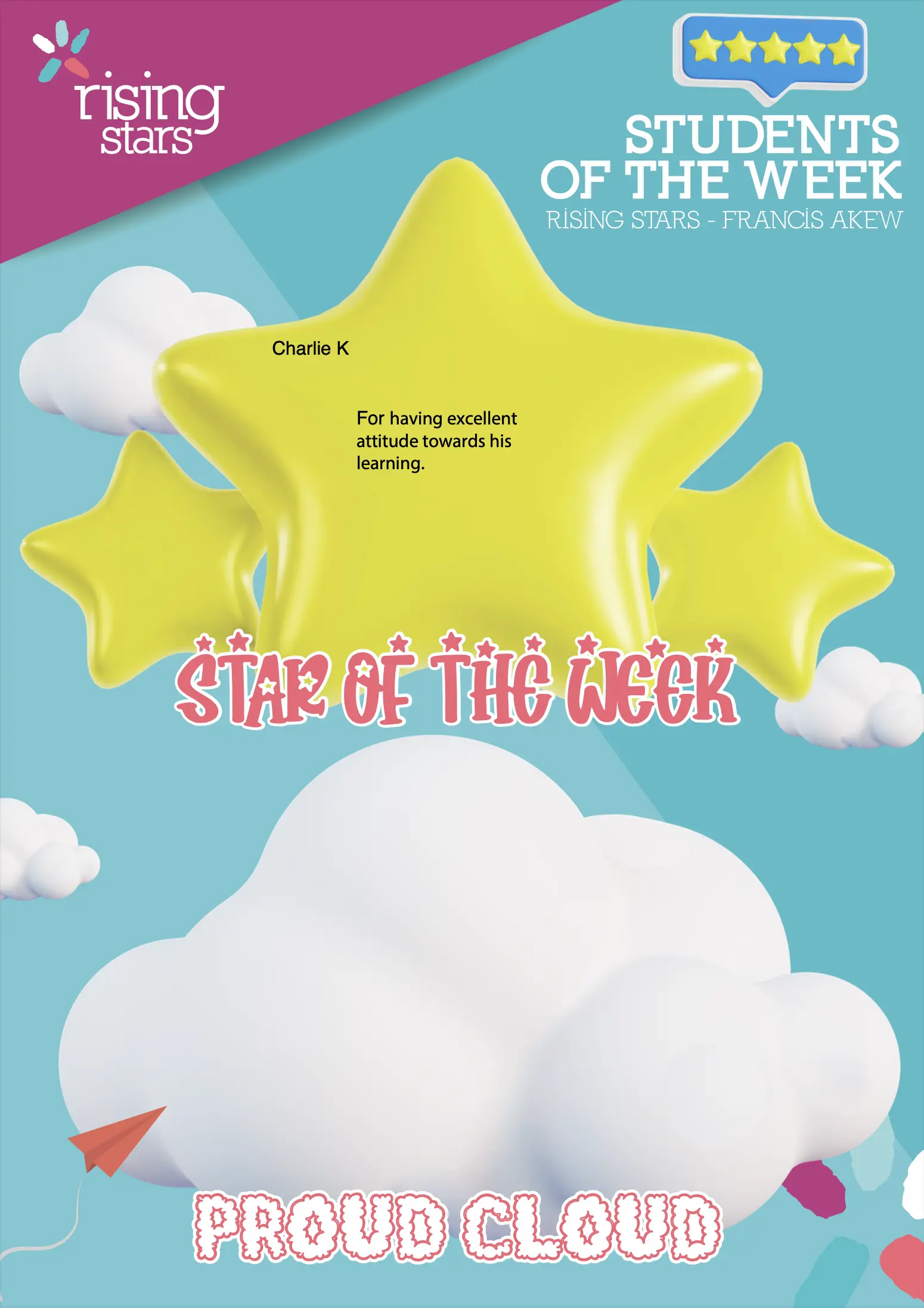 Stars Of Week (Week 9) - Rising Stars Hull